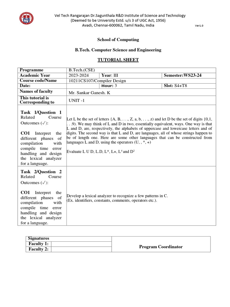 Unit 1 Tutorial 3 Pdf