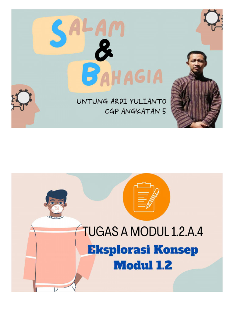 Tugas A Modul 1.2.a.4 Eksplorasi Konsep Modul 1.2 | PDF