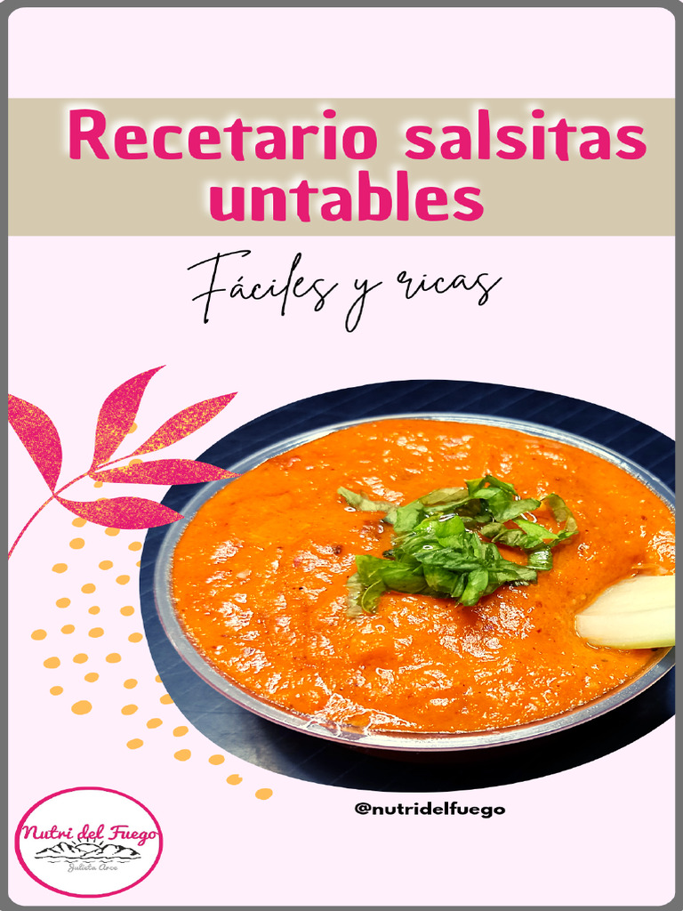 Recetario Salsas Untables | PDF