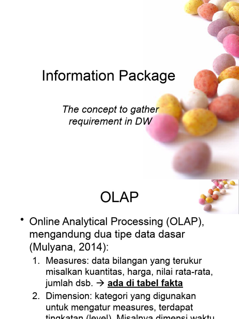 03 - Information Package | PDF | Data Warehouse | Information Technology