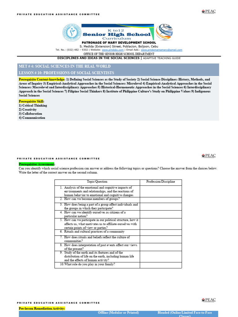 ATG-DISS.LESSON10 | Download Free PDF | Social Sciences | Science