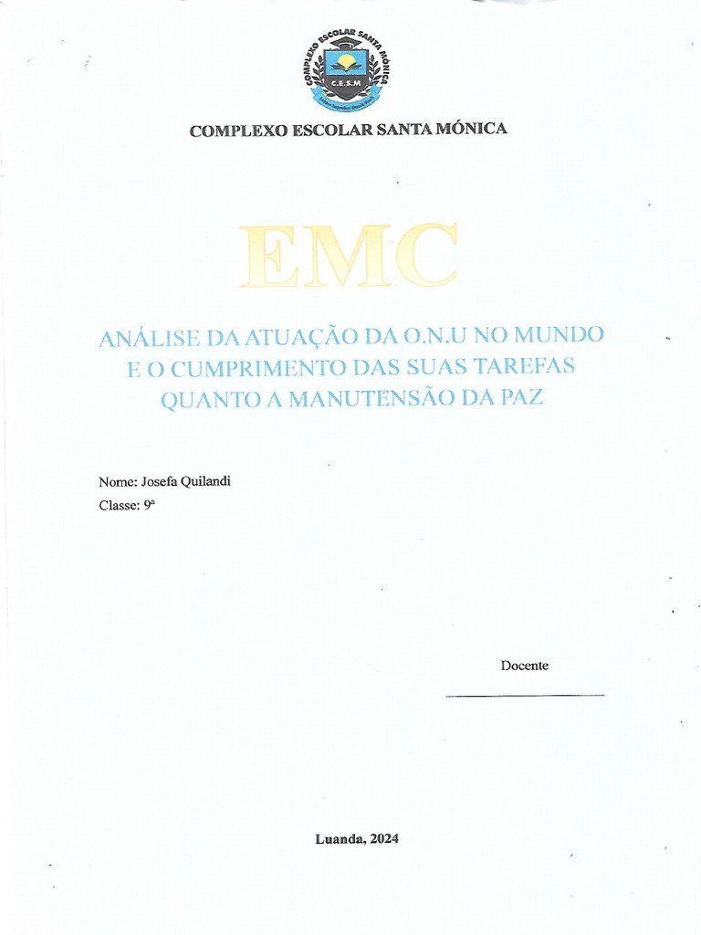 Trabalho de EMC | PDF