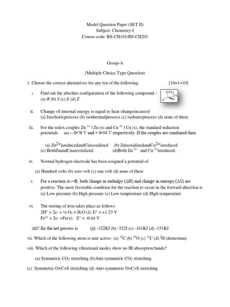 Model QP 2 | PDF | Temperature | Gibbs Free Energy