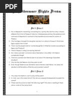 A Midsummer Night's Dream Study Questions | PDF | A Midsummer Night's ...