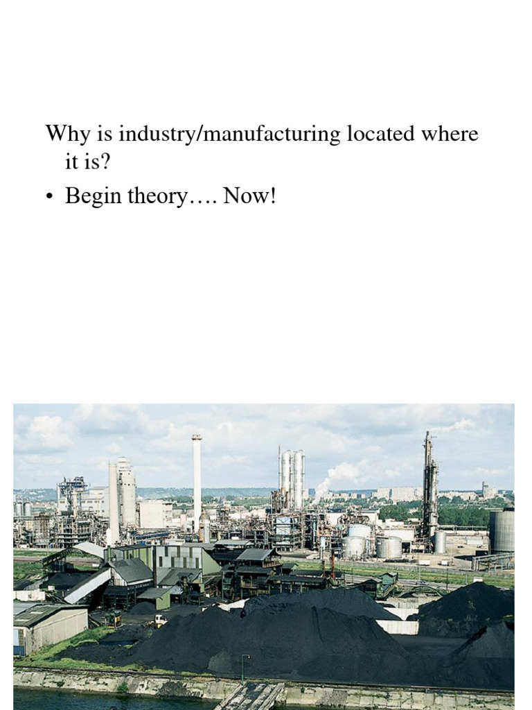 5- LOCATION THEORY | PDF | Business | Production And Manufacturing