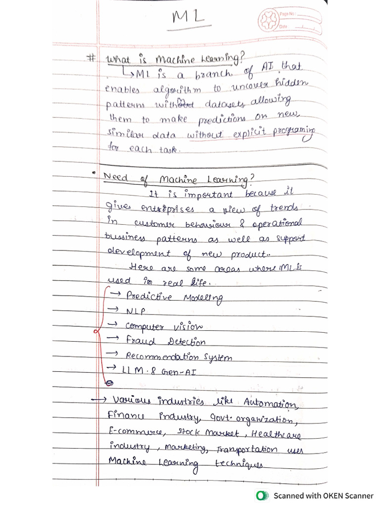 Basics of ML and Linear Regression | PDF