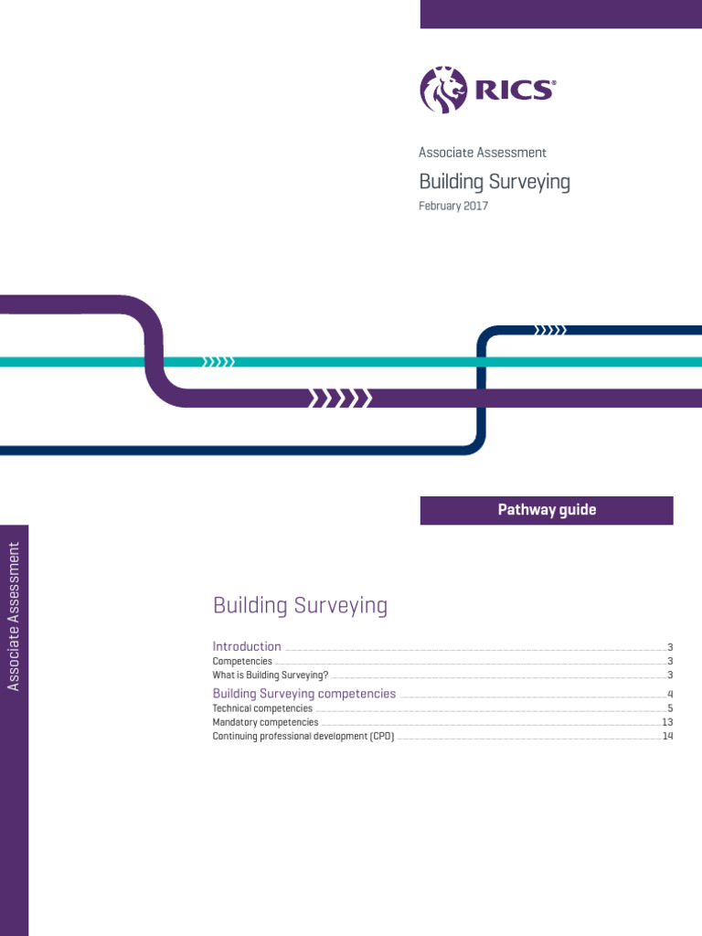 RICS Associate Pathway: Building Surveying Guide | PDF | Specification (Technical Standard ...