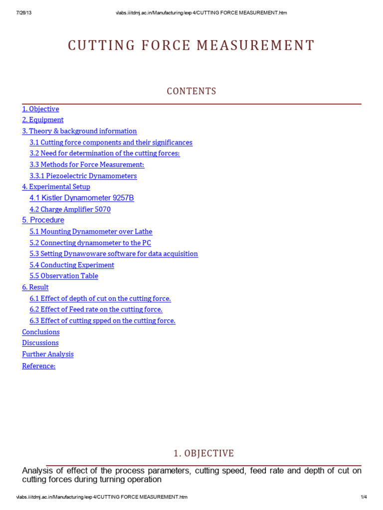 vlabs.iiitdmj.ac.in_Manufacturing_exp 4_CUTTING FORCE MEASUREMENT | PDF ...