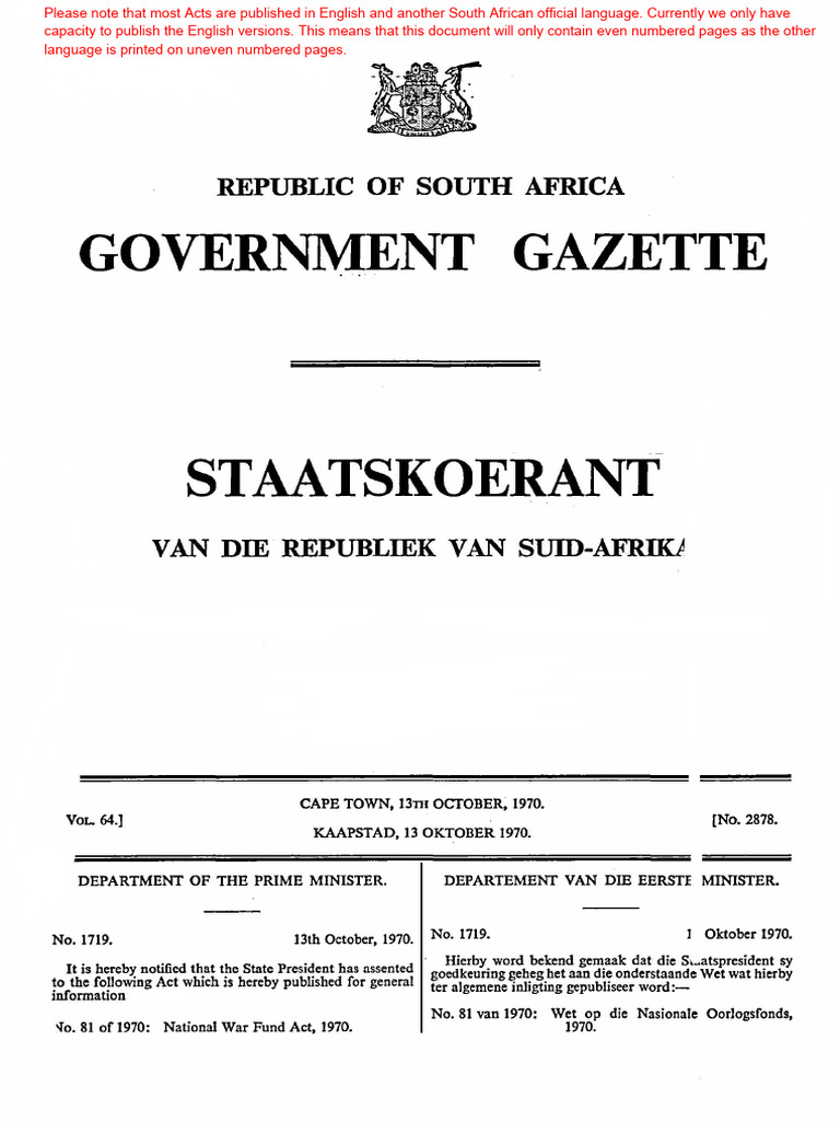 Act 81 1970 | PDF | Governance | Legal Documents