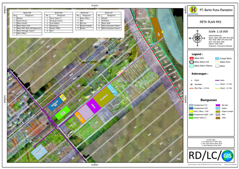 Peta Plan PKS_rev.1 | PDF | Geography | Geographical Technology