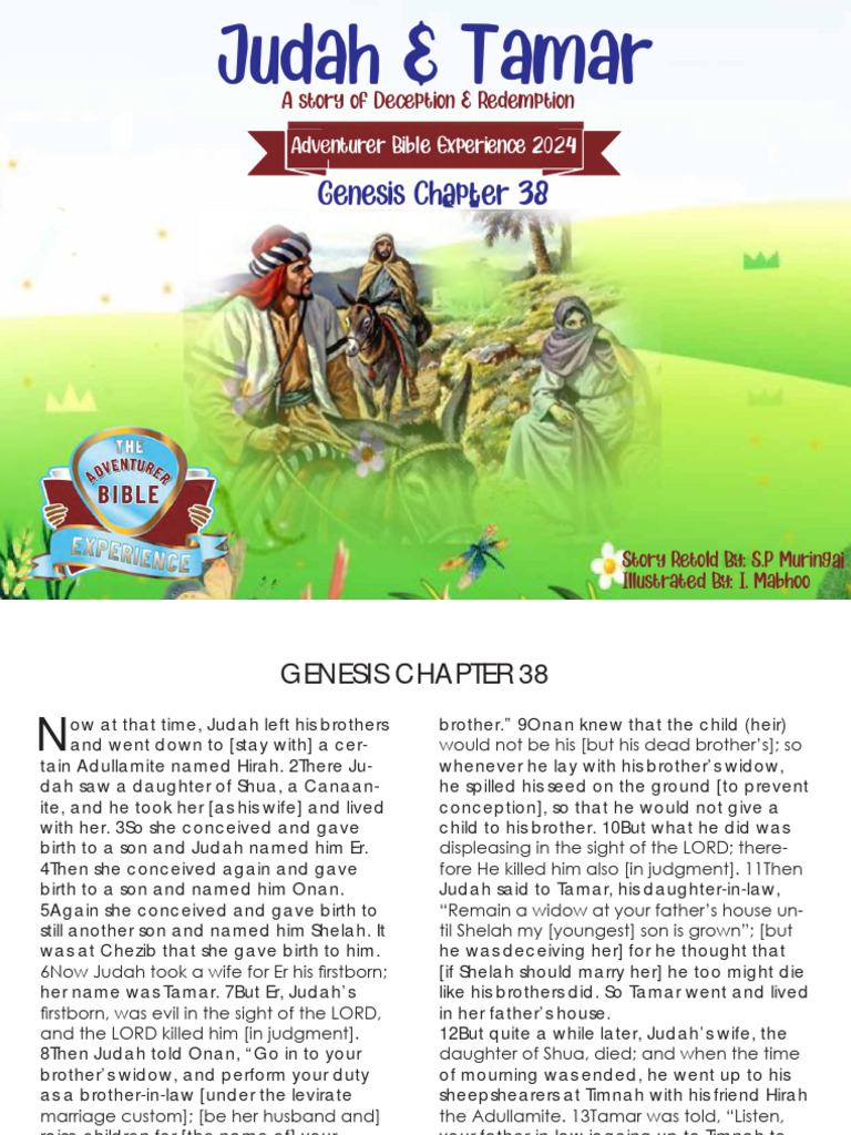 Judah and Tamar Story (1) - 240522 - 161850 | PDF