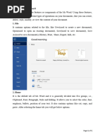 Key Features of Microsoft Word | PDF | Computers