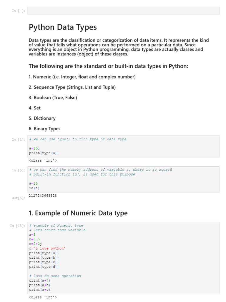 Unit 3 Built-in Functions, Data Types, and Operators | Download Free ... Unit 3 Built-in Functions, Data Types, and Operators | Download Free ...