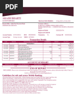 Kotak Mahindra Bank Statement Sample | PDF | Debit Card | Payments