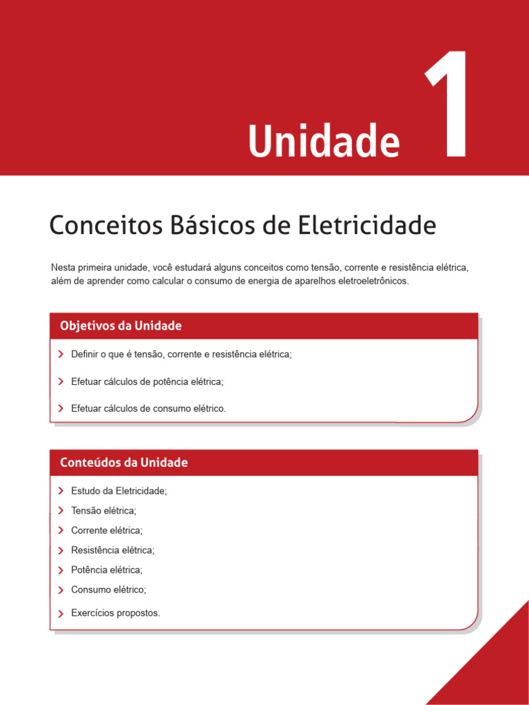 Conceitos Básicos de Eletricidade | PDF | Corrente elétrica | Eletricidade