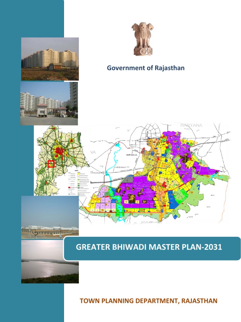 Greater Bhiwadi Master Plan 2031 | PDF | Zoning | Economic Development