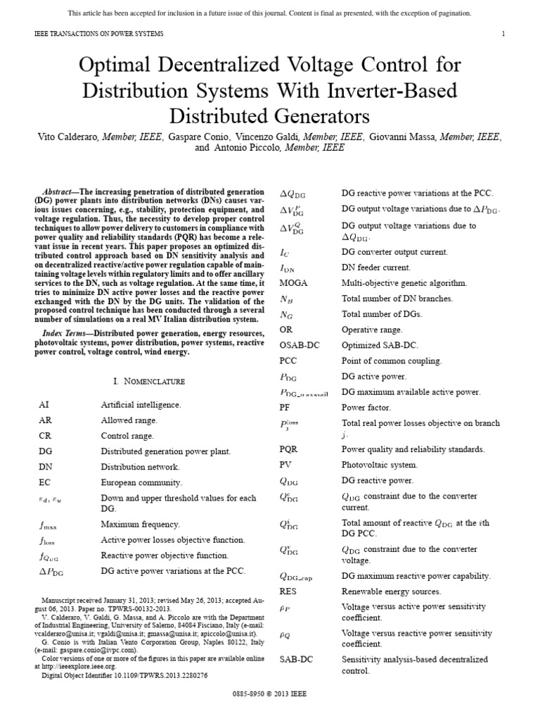 Vito | PDF | Distributed Generation | Mathematical Optimization