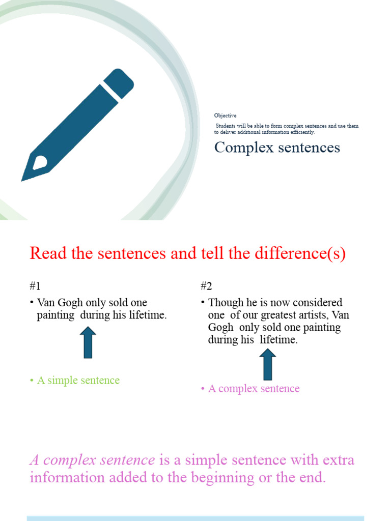 Complex Sentences | PDF