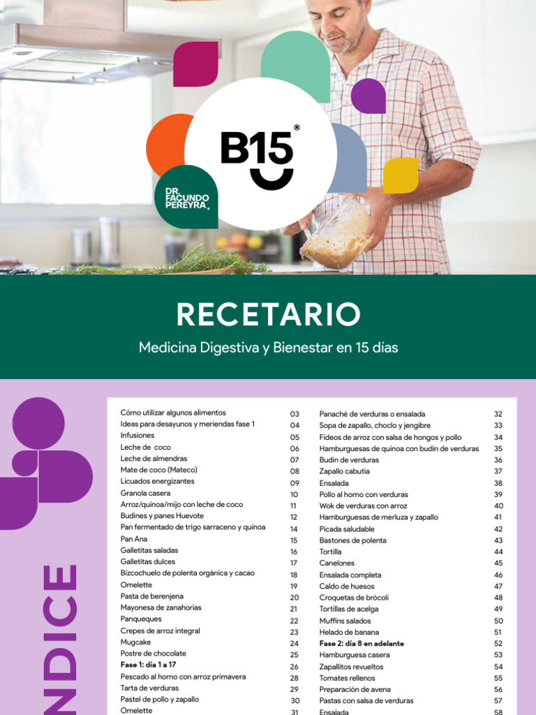 PROGRAMA.B15 | PDF | Panes | ensalada