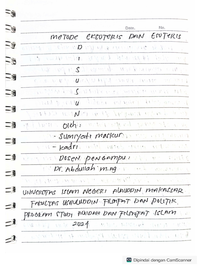 KLP 9, Eksoteris Dan Esoteris | PDF