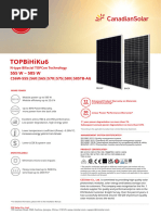 Canadian Solar Datasheet CS6W MB AG 520 550 V1.0C3 AU | PDF ...