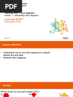 Venn Diagrams Video – Corbettmaths | PDF
