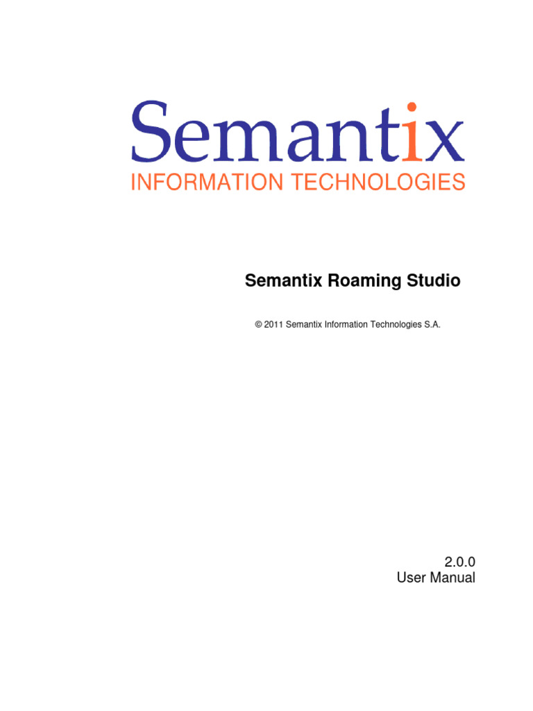 Roaming Studio | PDF | Menu (Computing) | Window (Computing)