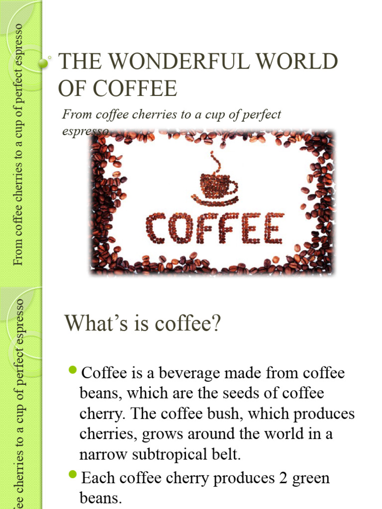 Coffee: From Cherry to Espresso Cup | PDF | Coffee | Agriculture