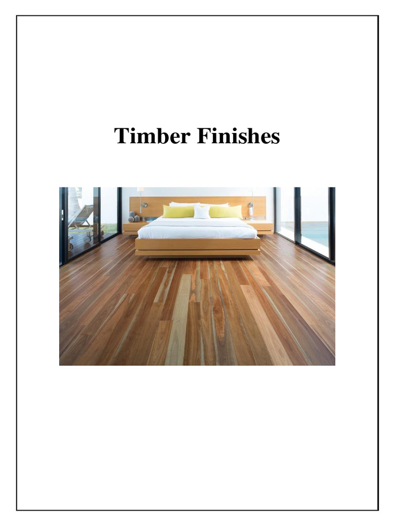 13 Timber Preparation & Finishes | PDF | Varnish | Industrial Processes