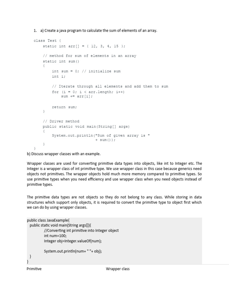 Java Programming Key | PDF | Software Development | Computer Science Java Programming Key | PDF | Software Development | Computer Science