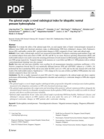 The Evans' Index Revisited | PDF | Sensitivity And Specificity | Neurology