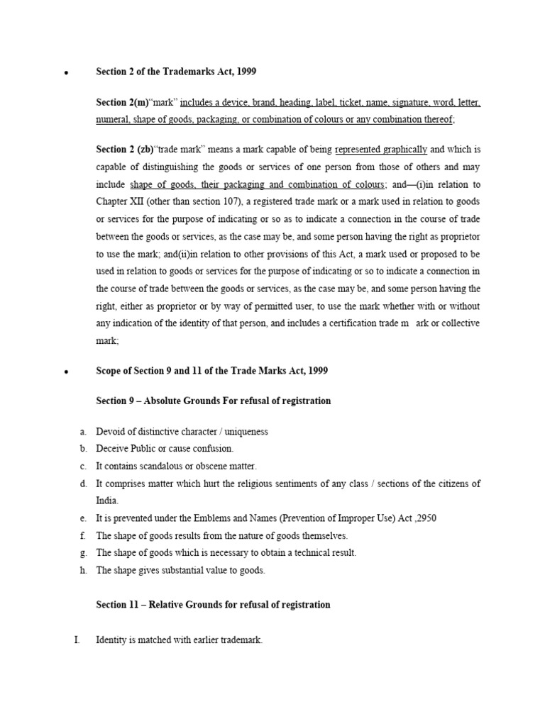 Basics of Trademark Act | PDF | Trademark | Justice