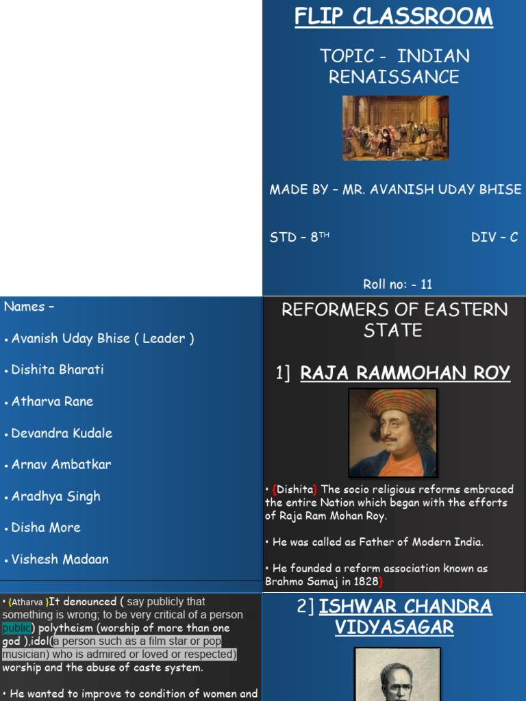 Flip Classroom Presentation | PDF | Swami Vivekananda