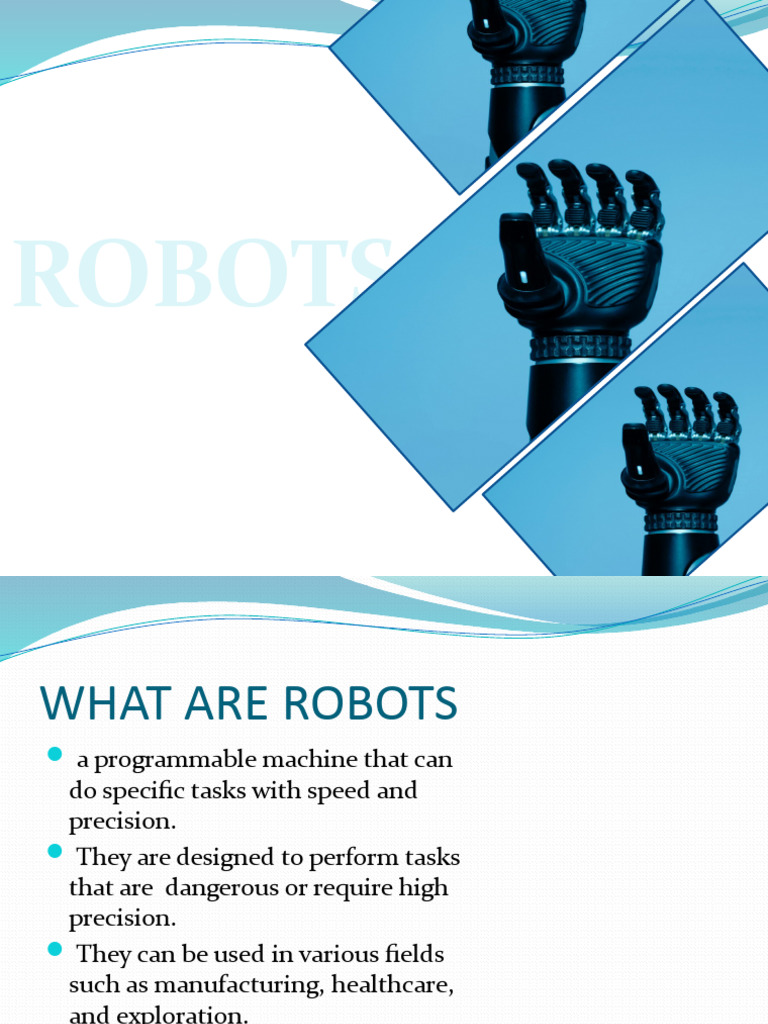 Presentation English Robots | PDF