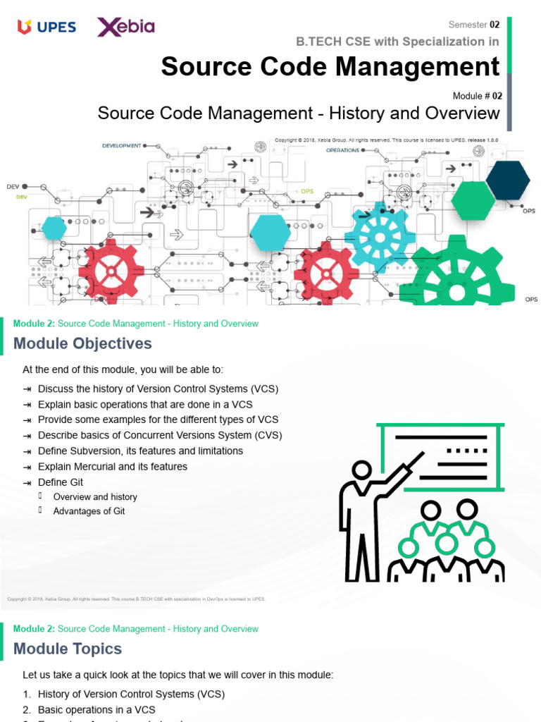 DevOps - Semester 2 - Module 02 - v1.0.0 - PPT | PDF | Version Control | Software Repository