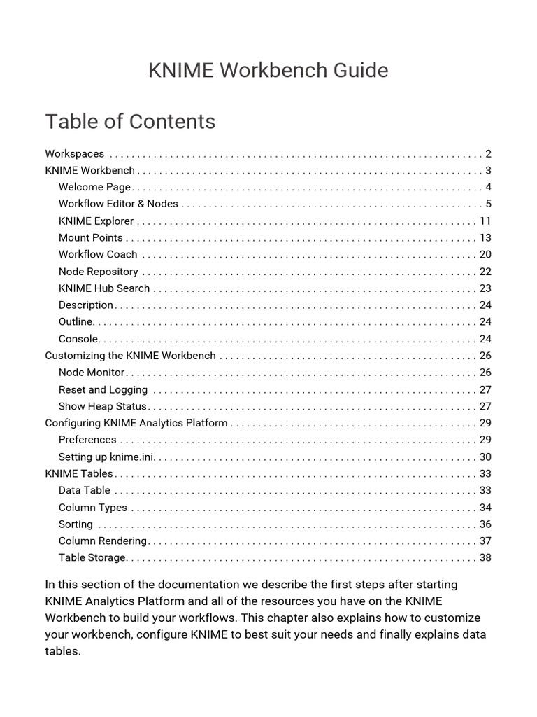 analytics_platform_workbench_guide | Download Free PDF | Data Type | Computer Data Storage