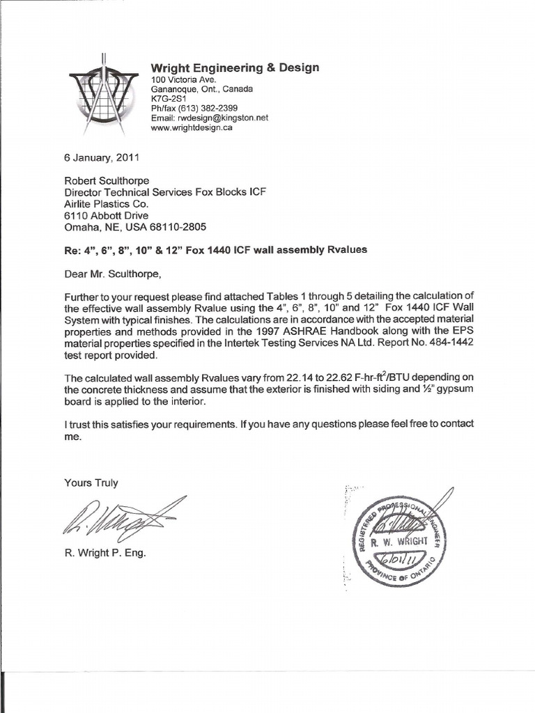 Fox 1440 R Values | PDF