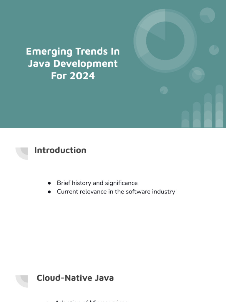 Emerging Trends in Java Development For 2024 | PDF | Technology ...