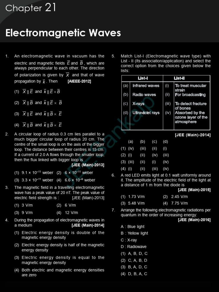 EM Waves | PDF | Waves | Electromagnetic Radiation