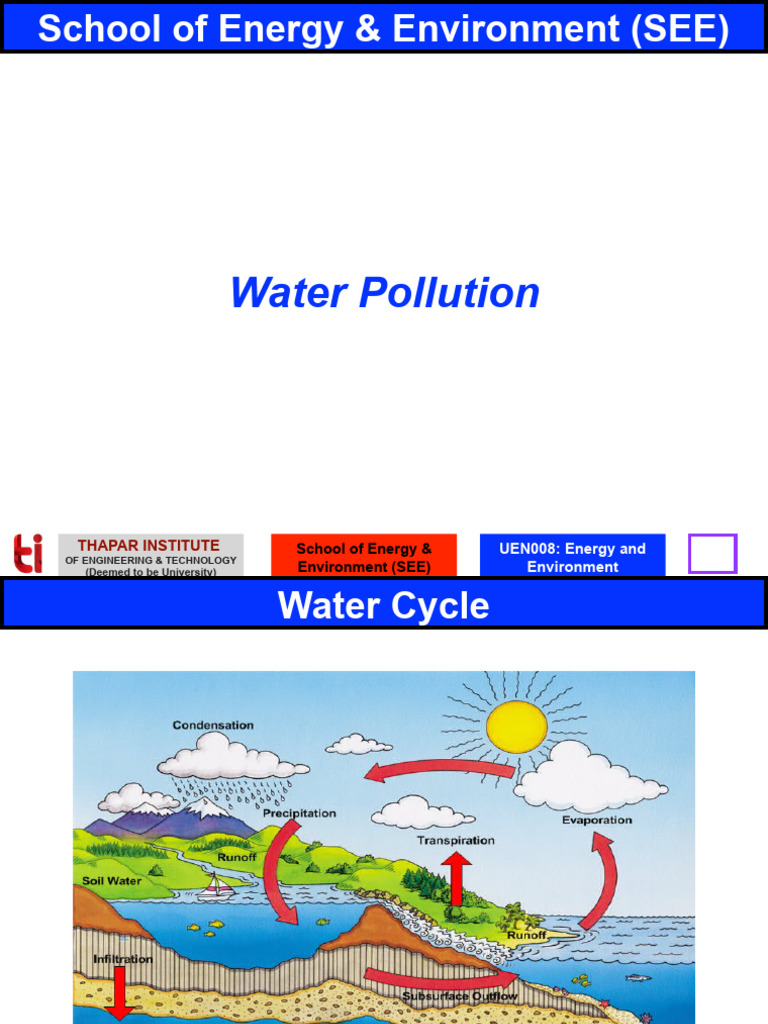 Water Pollution | PDF | Water Pollution | Sewage Treatment