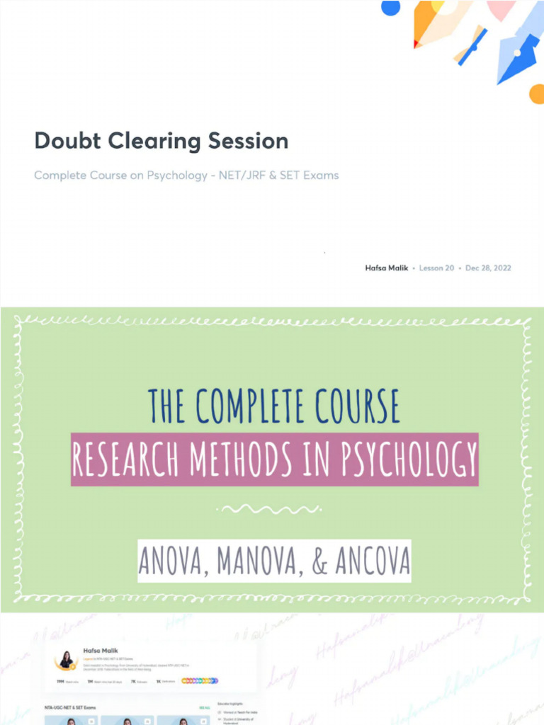 Doubt Clearing Session With Anno | PDF