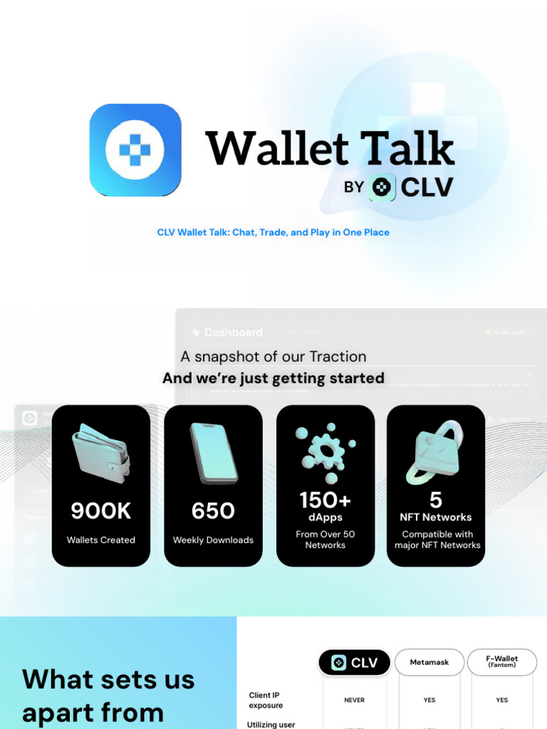 Wallet Talk Deck v2 - 0727-Compressed | PDF | Cryptocurrency | Computing Wallet Talk Deck v2 - 0727-Compressed | PDF | Cryptocurrency | Computing
