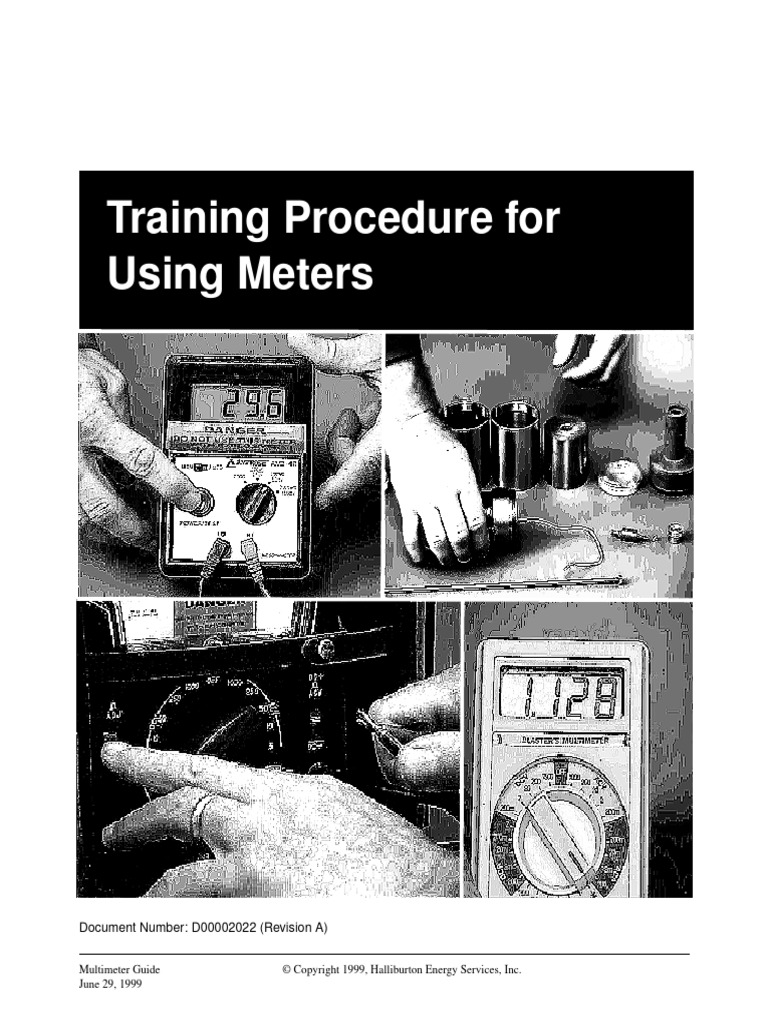 Meters | PDF | Voltage | Electrical Resistance And Conductance