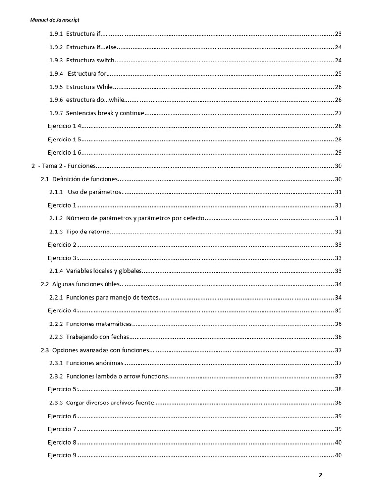 t2 Funciones | PDF | Script Java | Datos de computadora