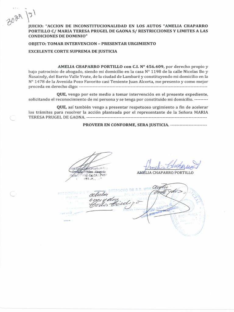 Tomar Intervencion - Urgir Respetuosamente | PDF