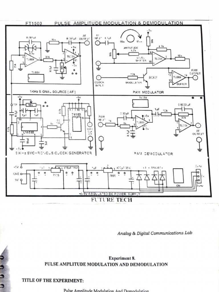 Pulse Amplitude Modulation Pdf Sampling Signal Processing