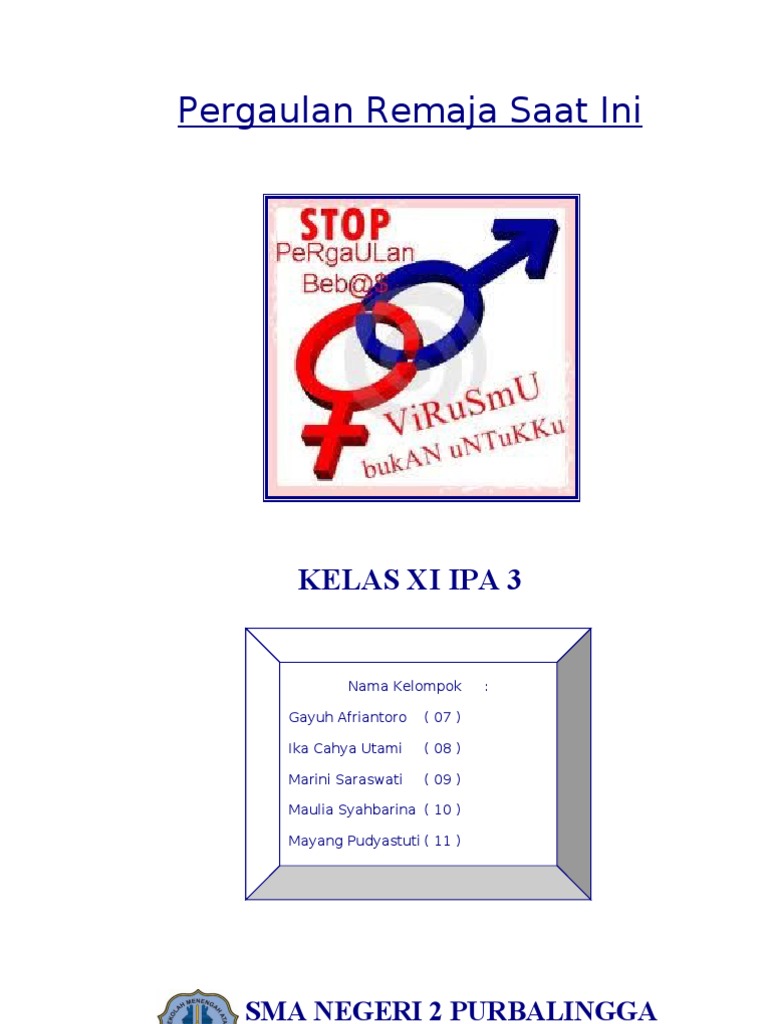 Pergaulan Remaja Saat Ini | PDF | Kesehatan Holistik