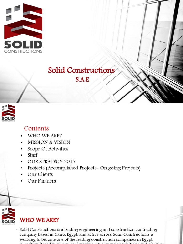 Solid Constructions | PDF | Risk | Iso 9000