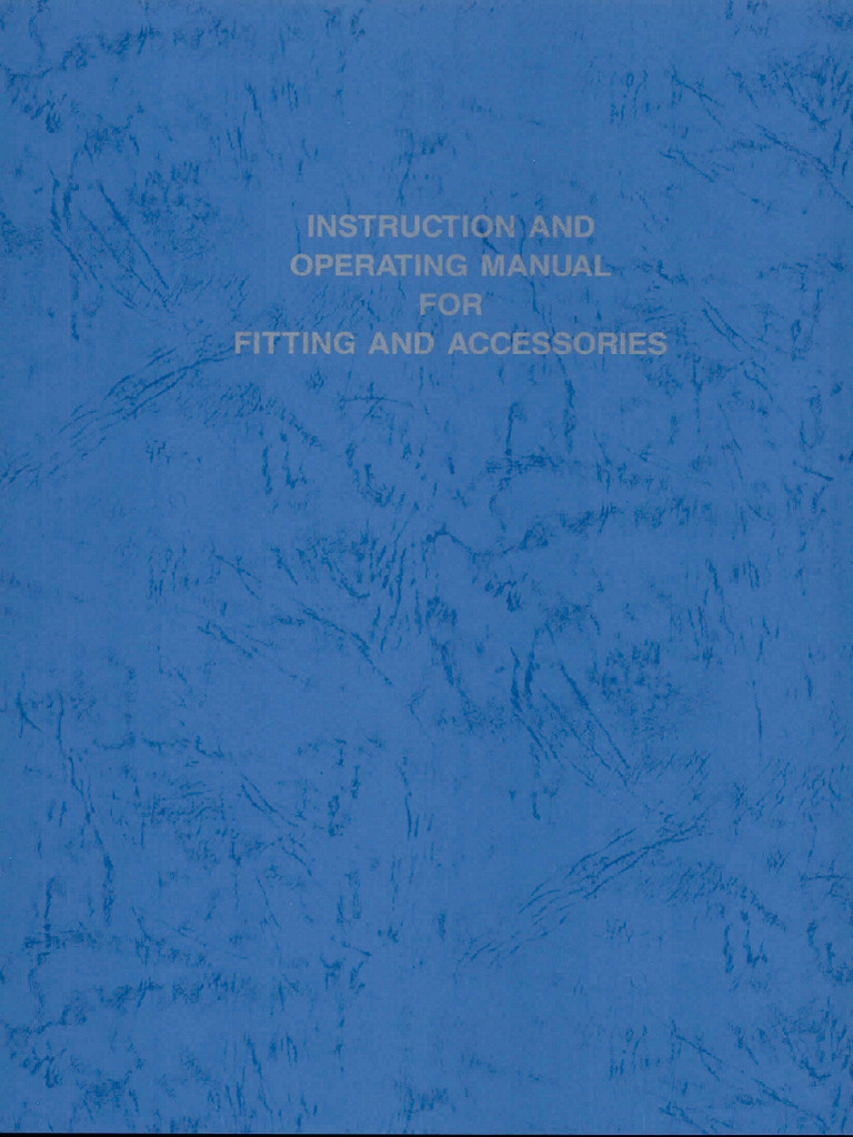 MAN 6G80ME-C10.5-HPSCR - Engine Manual - Fitting and Acc. | PDF | Pipe (Fluid Conveyance) | Pump