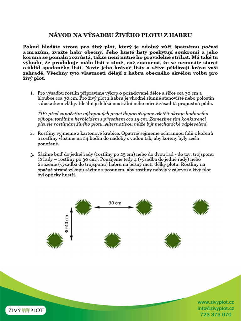 Plot Z Habru NAVOD | PDF